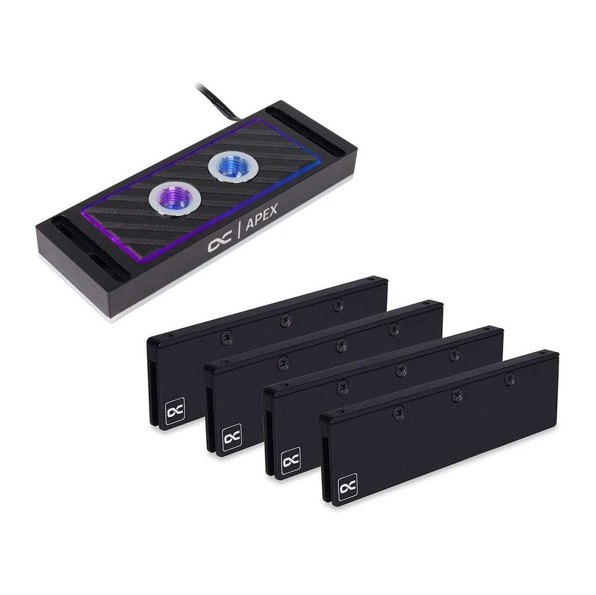 Alphacool Apex RAM X4 Water Cooler and Core DDR5-RAM Module (4pk ...