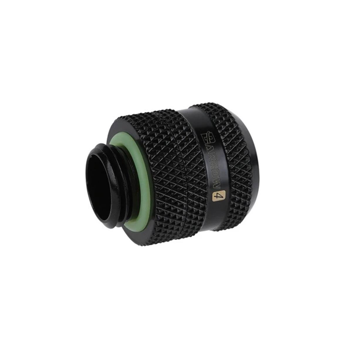 Barrow G1/4" to 12mm Hard Tubing Compression Fitting, Black, 4-pack ...